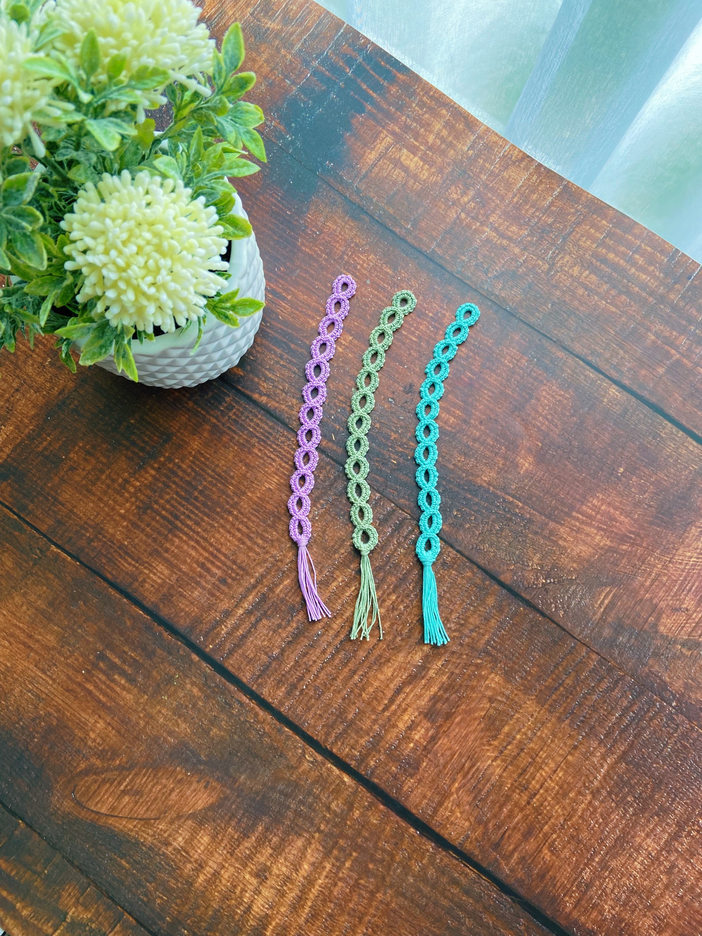 Crochet Bookmark, Lace Book Mark, Anniversary Gift, Book Accessories ...