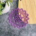 Purple Crochet Round Doily, Lace Doily for Wedding/home Decor, Table ...