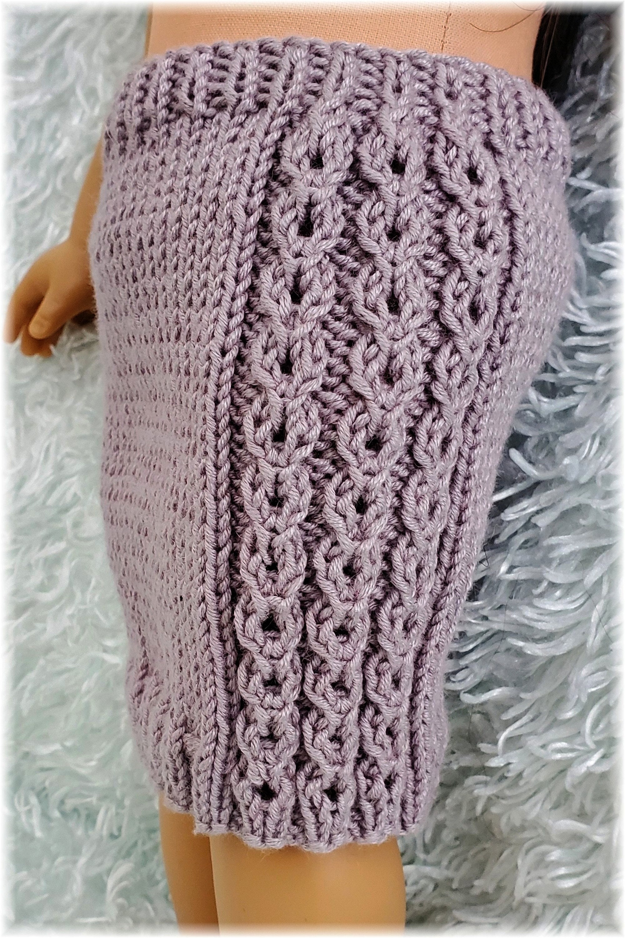 Top and Cabled Skirt (knitting Pattern) - Fits American Girl - Etsy