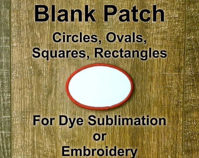 Black Square Blank Patch, Sublimation Patch, Patches, Blank Patches, Embroidery Patches, 3 Inch ...