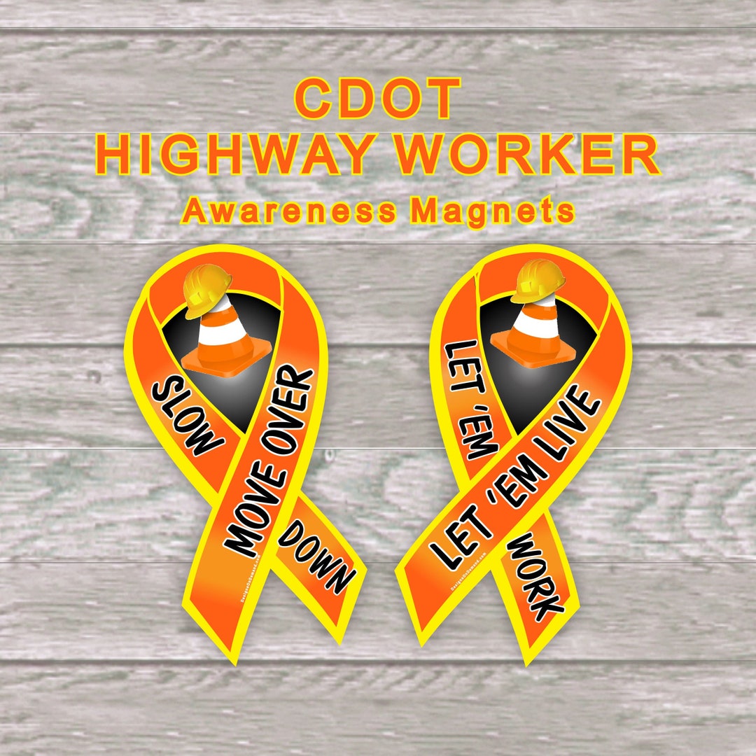 Awareness Ribbon Magnet for CDOT and All Highway and Transportation ...