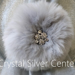 Napkin Rings, Napkin Holders, Mink Fur Napkin Rings, Light Gray, NEW ...