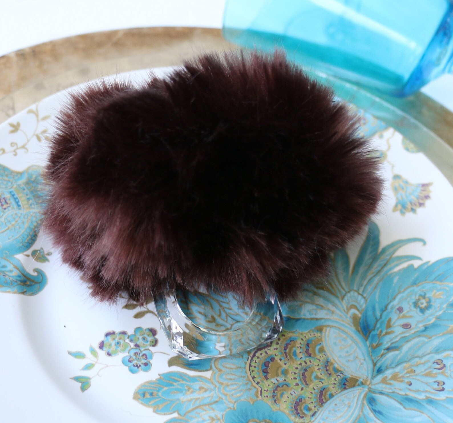 Napkin Rings Napkin Holders Mink Fur Napkin Rings NEW | Etsy