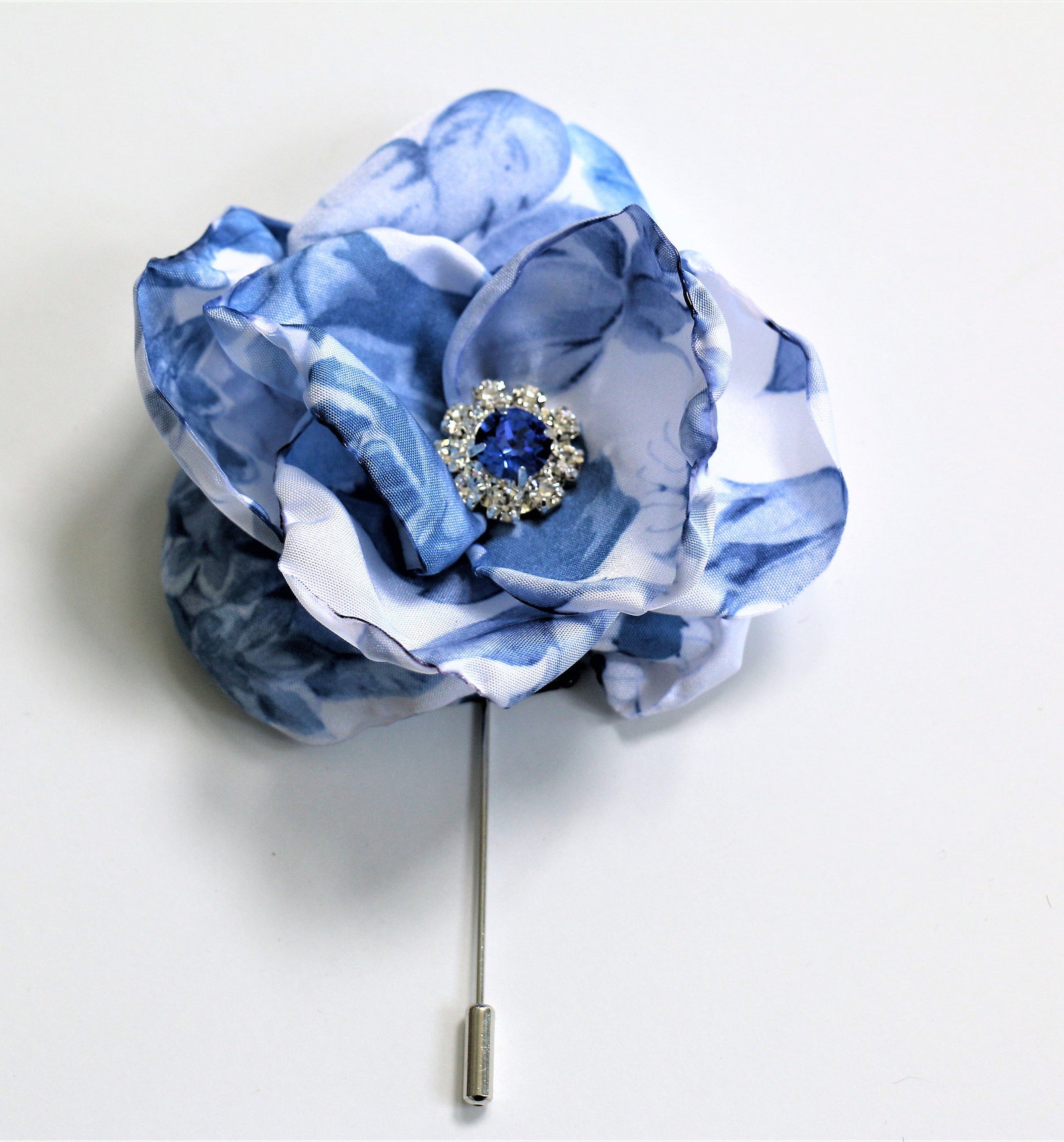 Flower Lapel Pin, Flower Boutonniere, Tuxedo Pin, Silk Flower Pin, Men ...