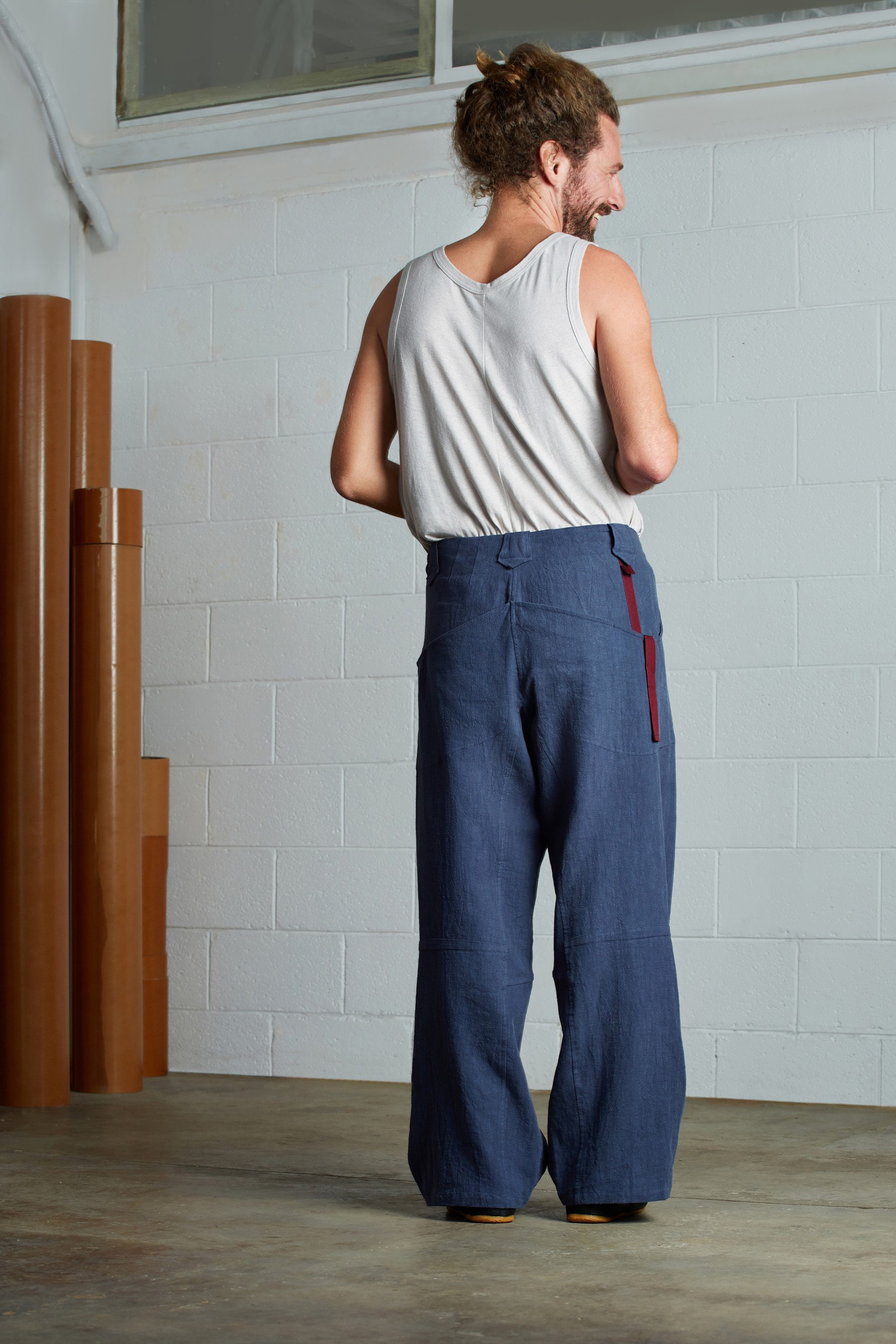 Wide Unisex Pants Custom Made Comfortable Trousers Designer's Bottom ...