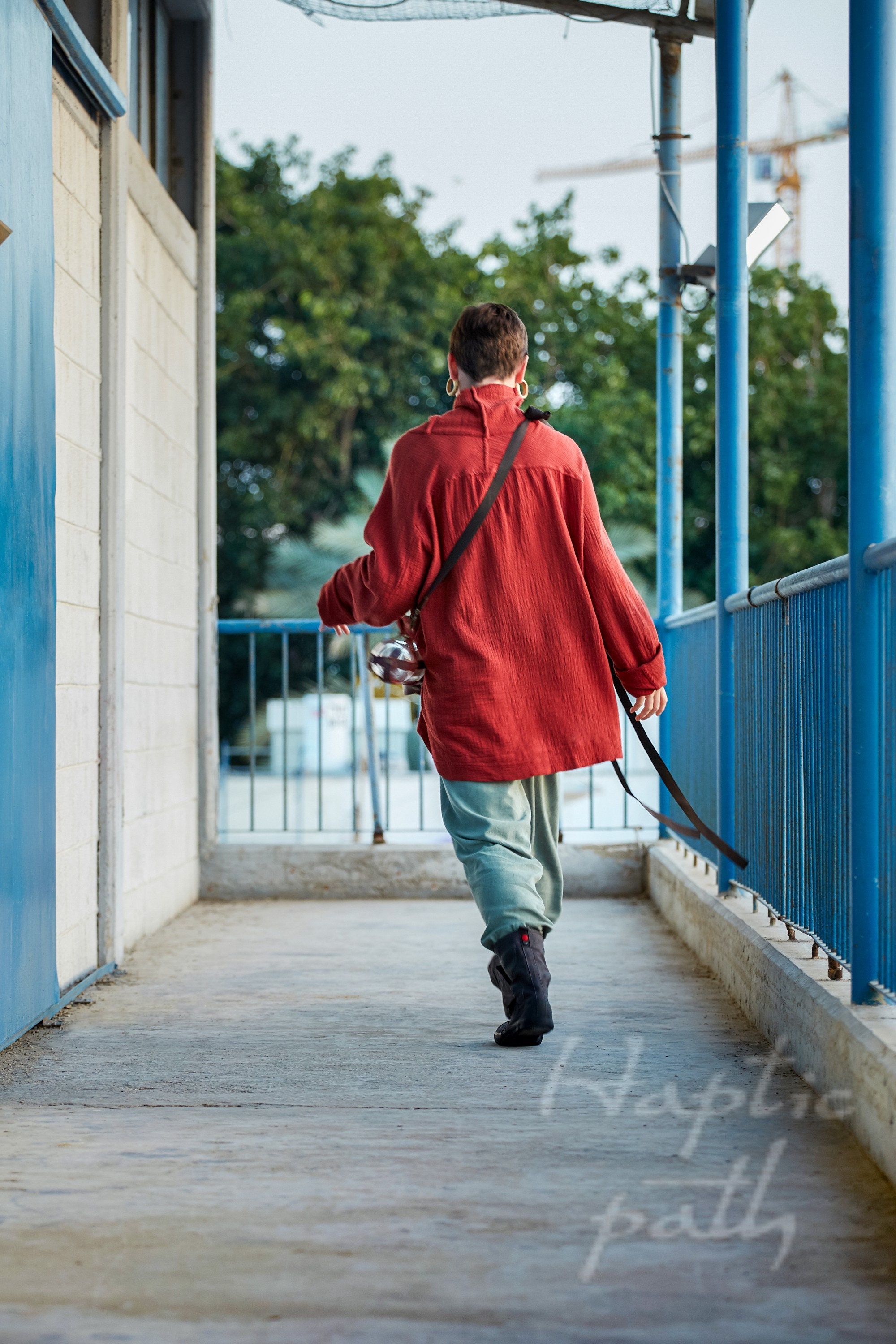 Mens Hemp Red Jumper | Long Sleeve's Shirt | Cosy Pullover | Unisex ...