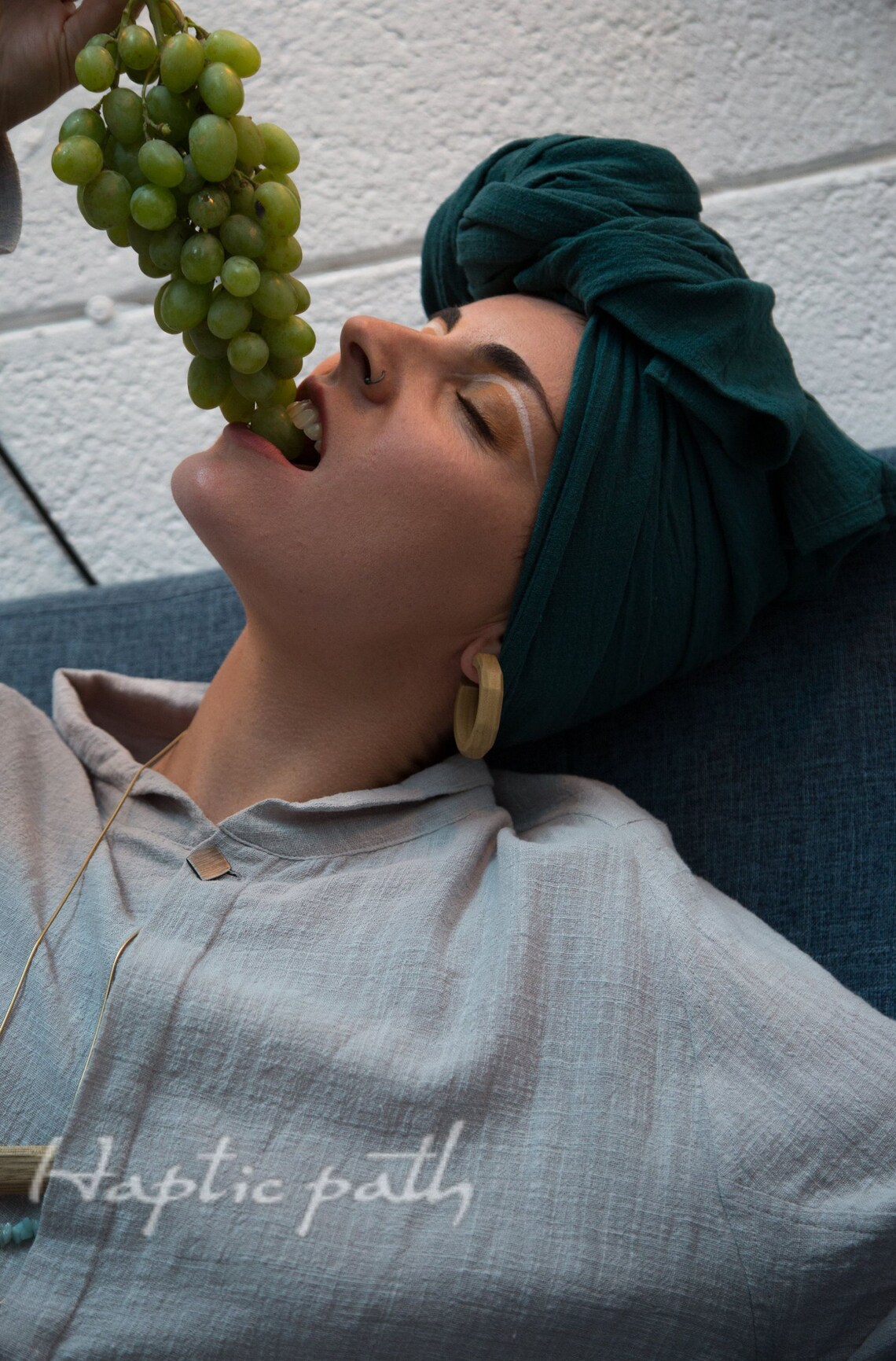 Pure Hemp Scarf Navy Head Covering Hemp Shawl Natural - Etsy