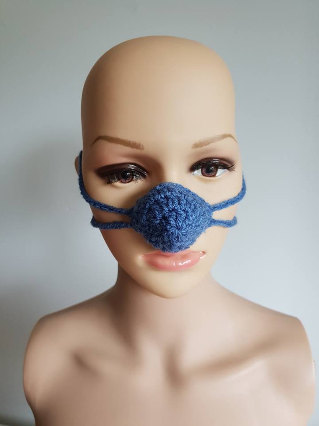 READY TO SHIP, Crochet Nose Warmer, Nose Mitten, Size Large, Nose Cozy ...