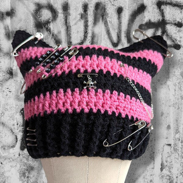 Grunge Beanie - Etsy UK