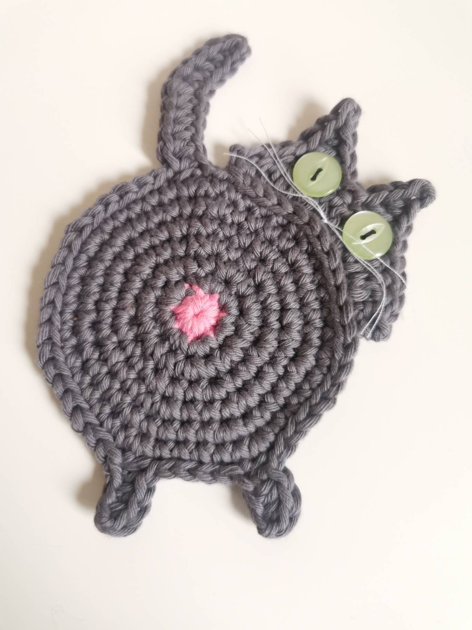 Cat Butt Coaster Fun Cat Coaster Cat Bum Coaster Novelty - Etsy
