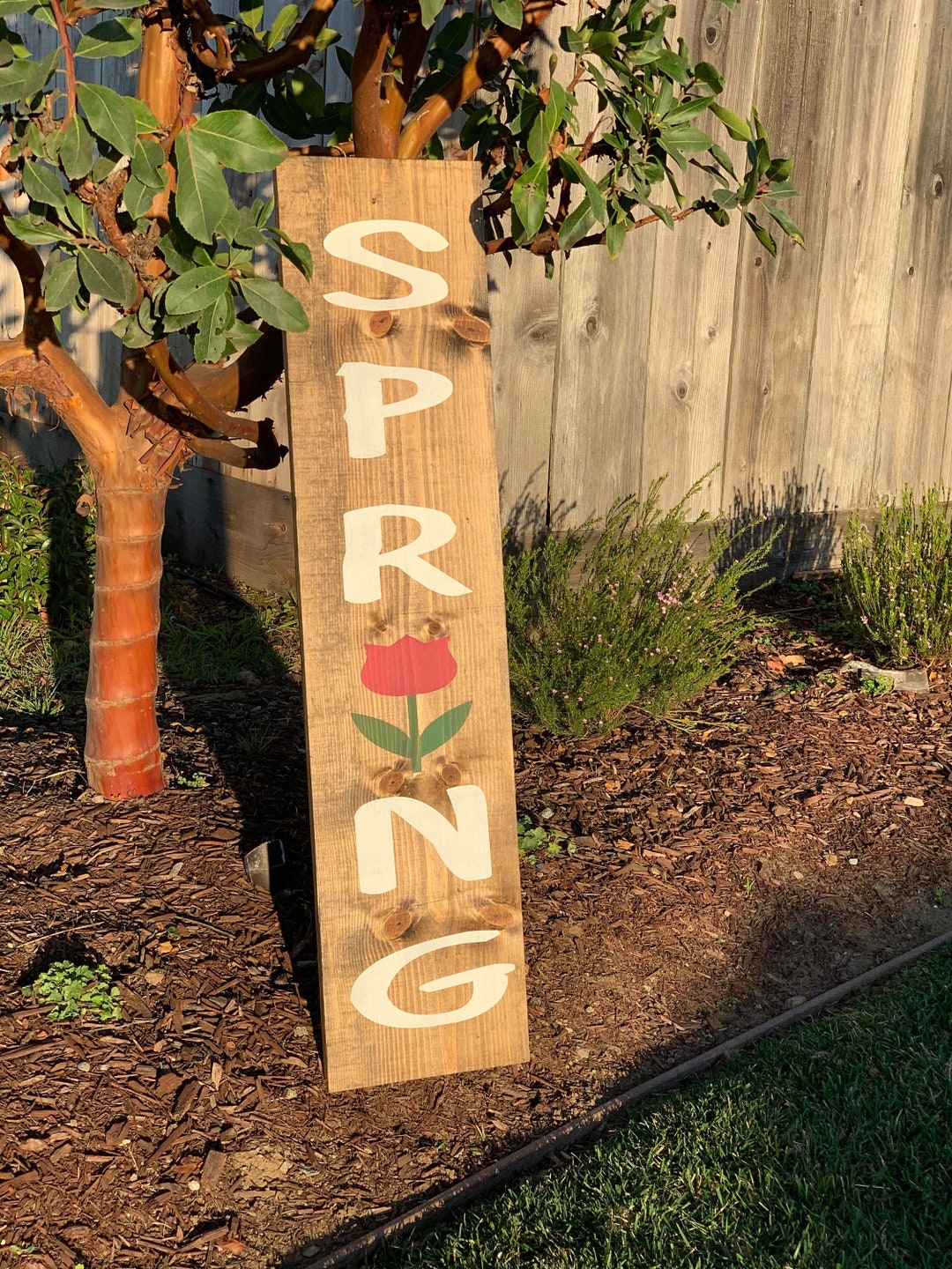 Spring Wood Door Sign Porch Sign Front Door Sign Home - Etsy