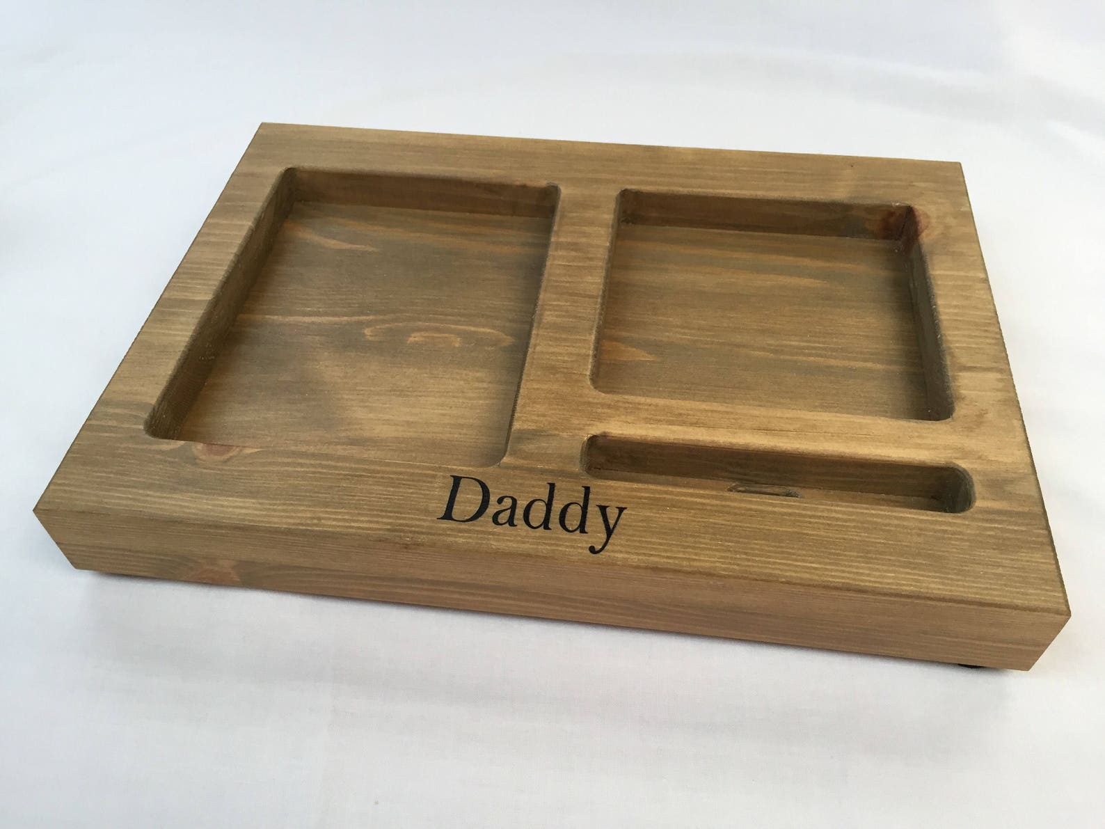 Personalised Man Tray Bedside Organiser Valet Tray - Etsy UK
