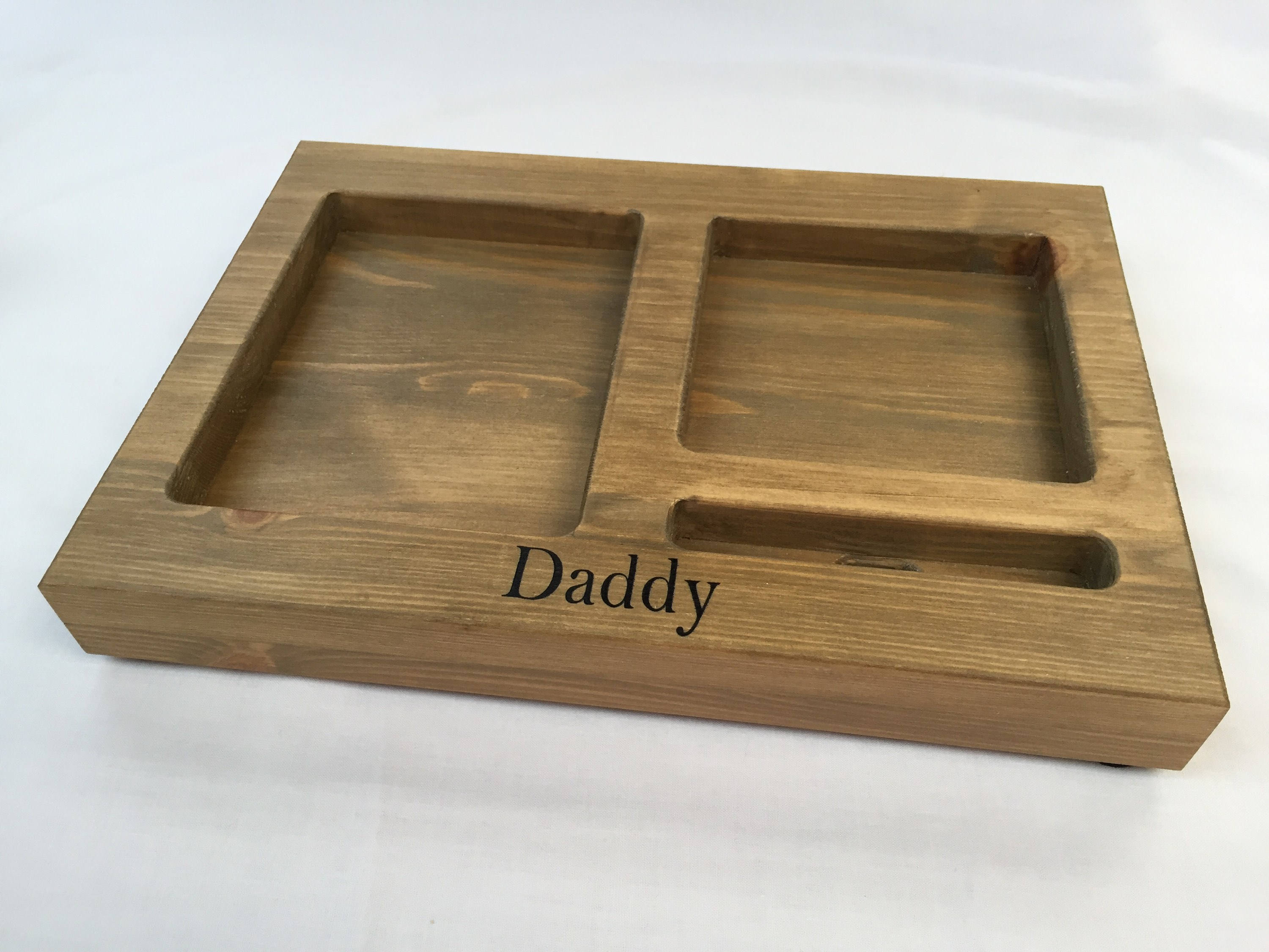 Personalised Man Tray Bedside Organiser Valet Tray - Etsy