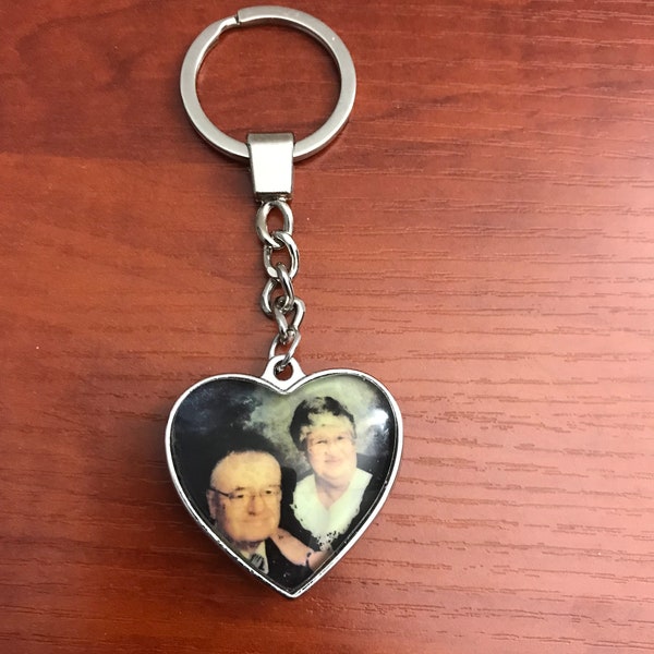 Heart Keychain - Etsy