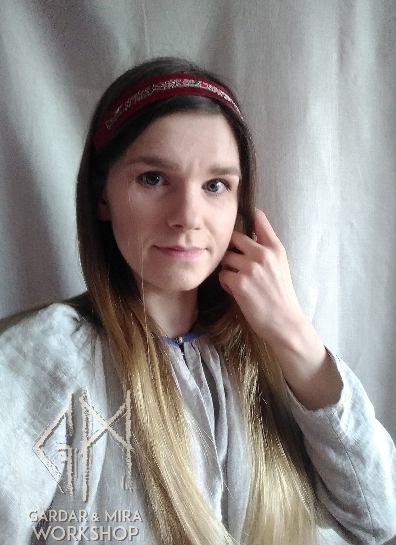 Rus Slavic Silk Headband Early Medieval Reenactment | Etsy