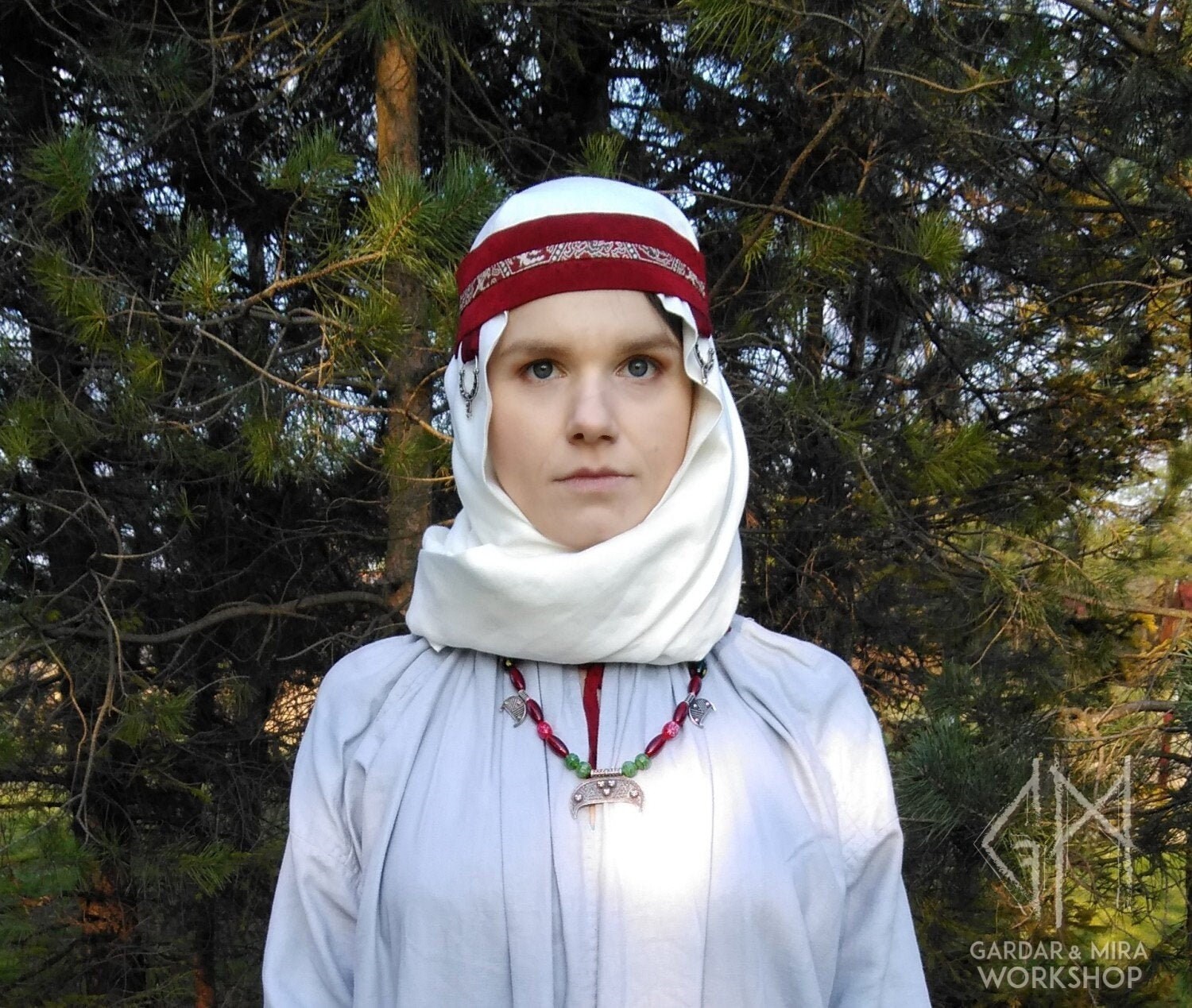 Rus Slavic Silk Headband Early Medieval Reenactment | Etsy