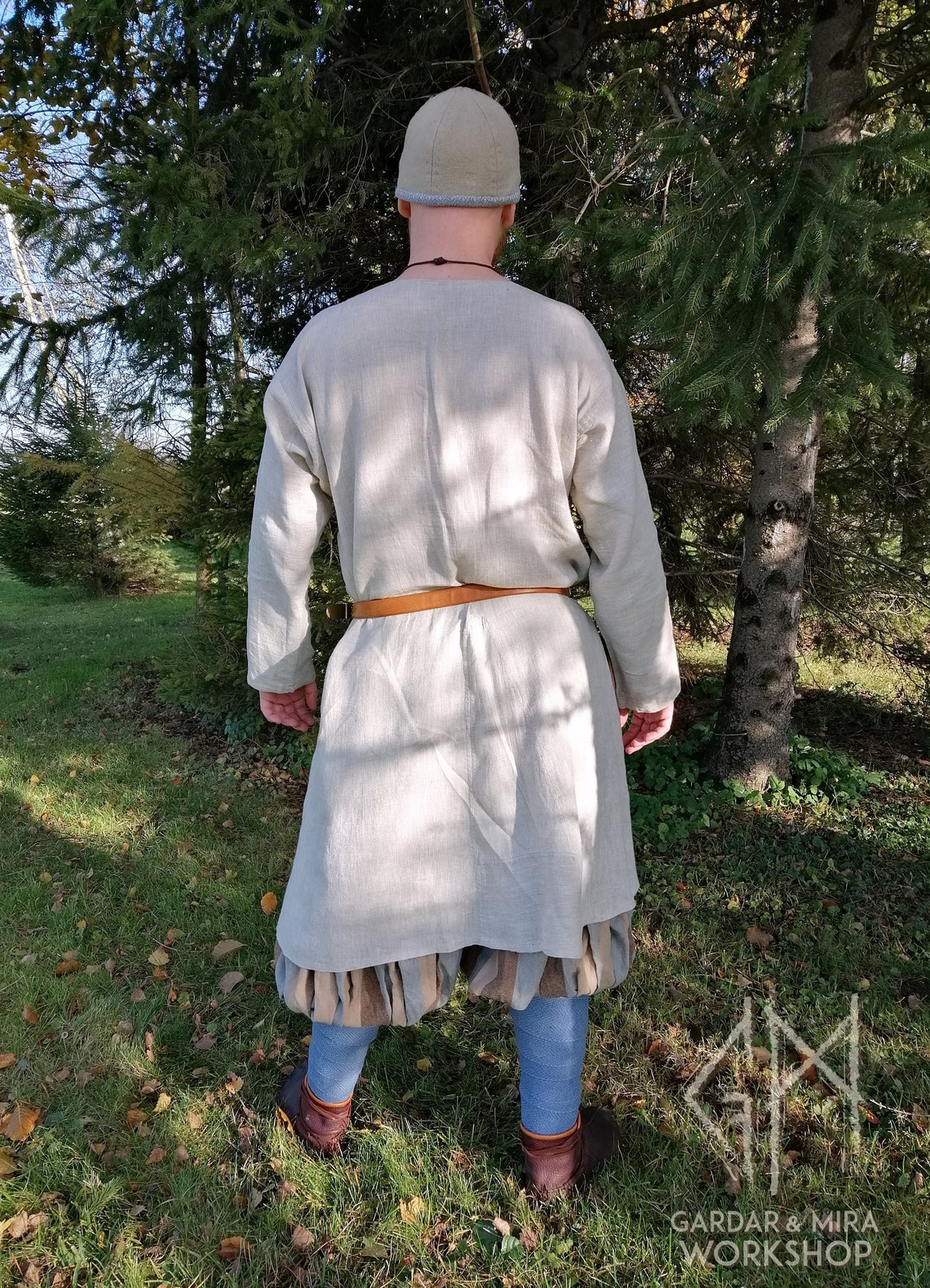 Viking Linen Shirt, Viking Linen Tunic, Reenactment, Viking Costume - Etsy