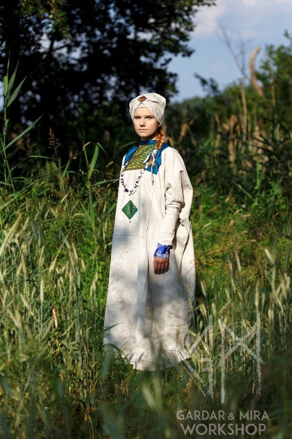 Moshchevaya Balka Dress Alanian Dress Alans Linen - Etsy