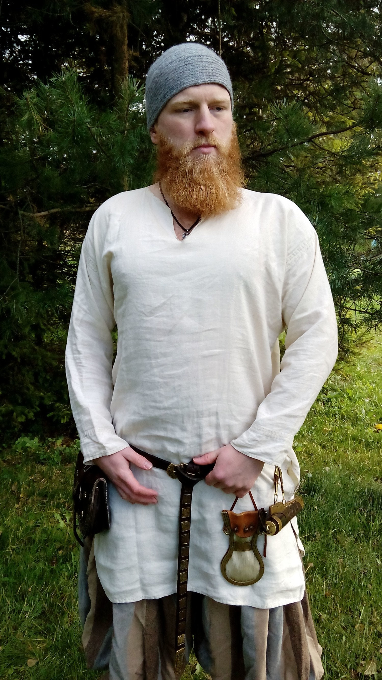 Viking Linen Shirt Slav Linen Shirt Basic Viking Shirt - Etsy
