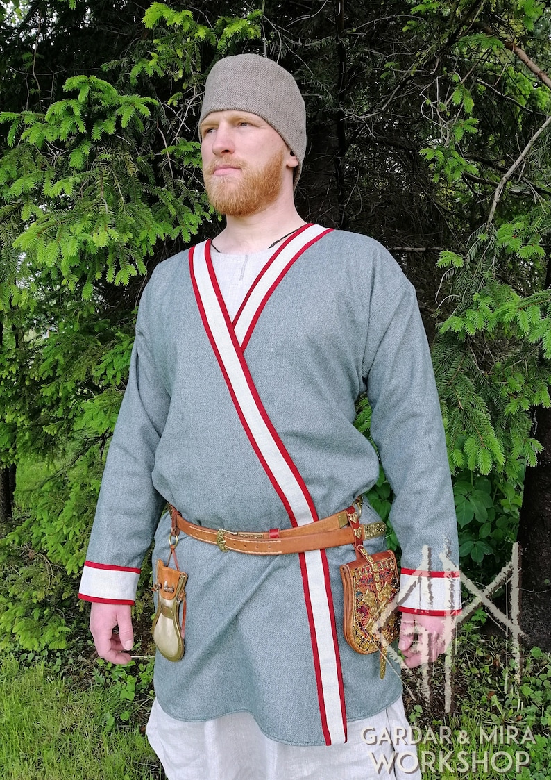 Klappenrock Hedeby Viking Woolen Coat Viking Costume - Etsy Denmark