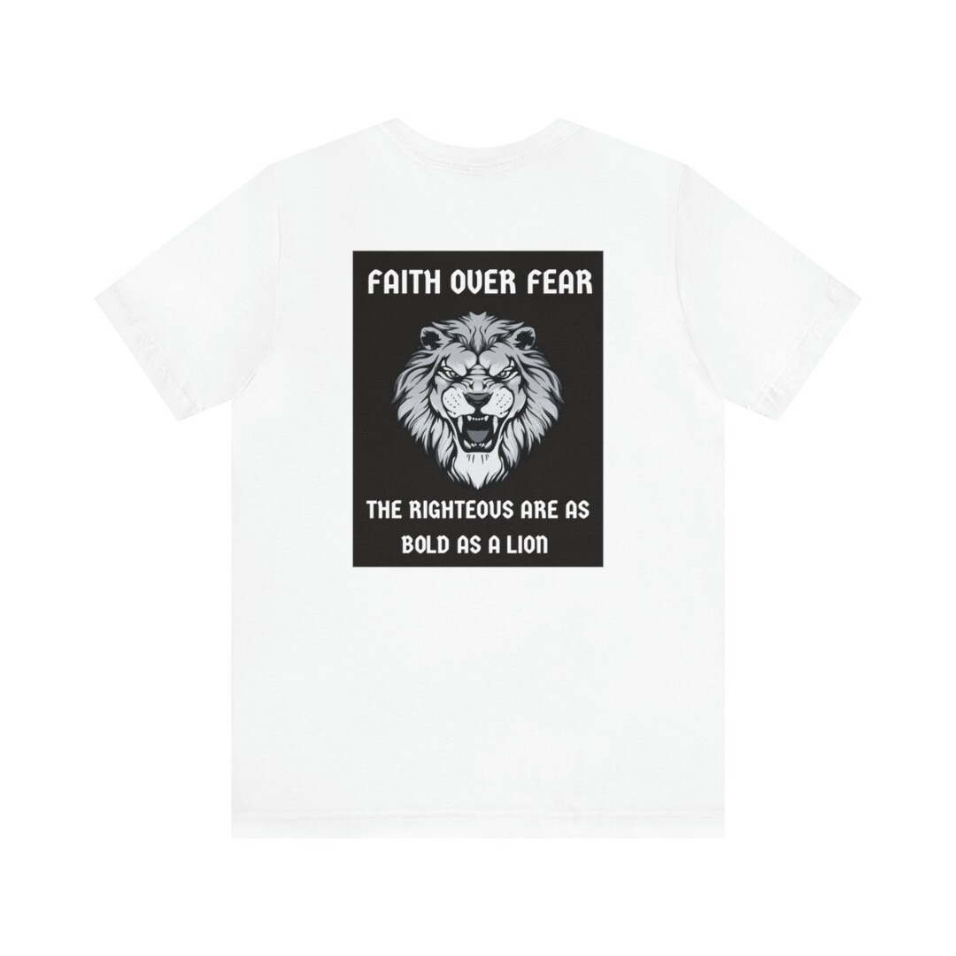 Righteous Are Bold as Lions Christian Aesthetic Streetwear Graphic ...