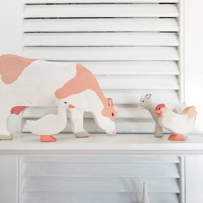 16 Piece Farm Animals PDF Pattern Scroll Saw - Etsy