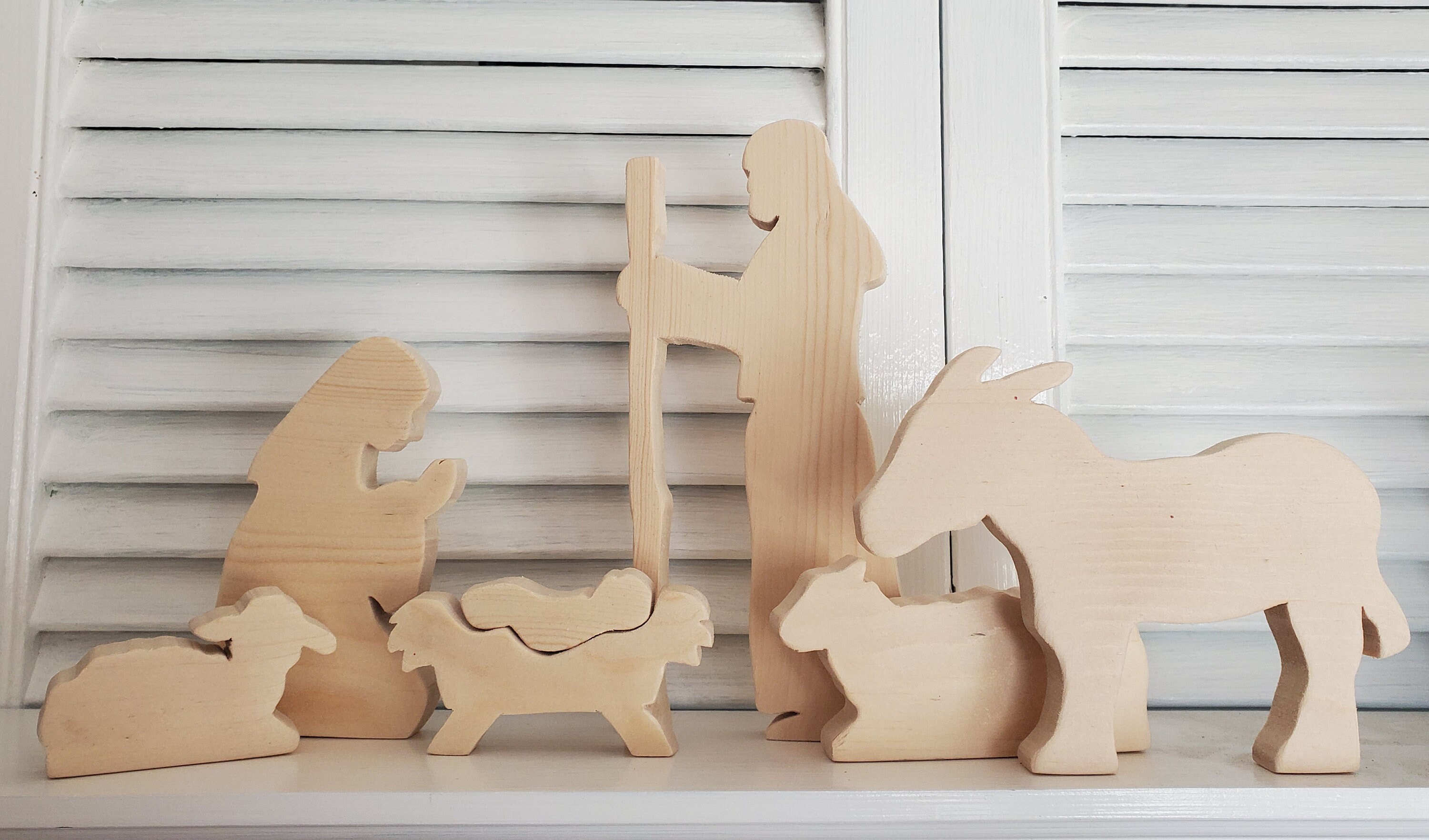 13pc Nativity Scene PDF Pattern UPDATED - Etsy