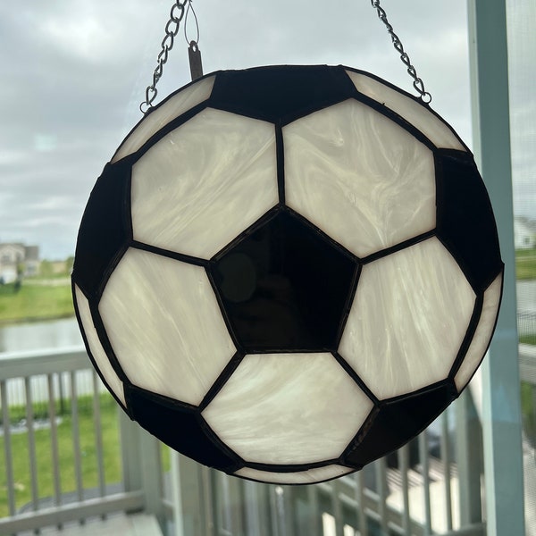 Stained Glass Soccer - Etsy