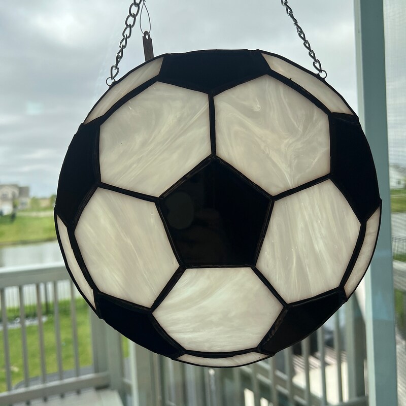 Stained Glass Soccer - Etsy