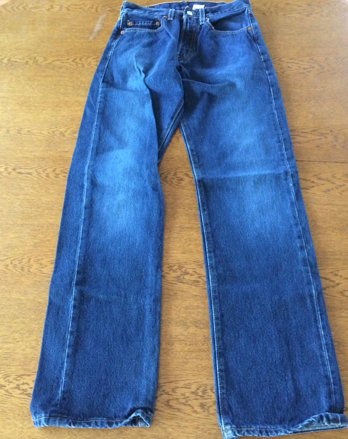 501-zipper-fly-levi-jeans-27-waist-34-inseam-etsy