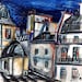 Night Paris Wall Art / Paris City Lights Poster Gift / Dark - Etsy