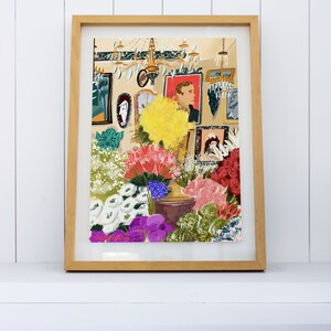 Parisian Flower Shop Art|flower Shop Poster|paris Flower Shop ...