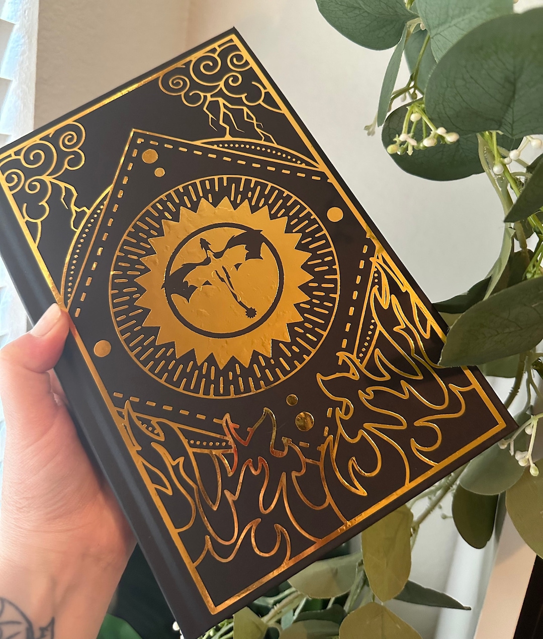 Iron Flame Gold Cover Book - Etsy
