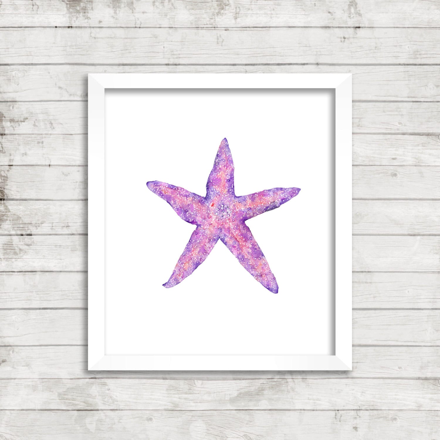 Bar Harbor Starfish Giclée Print Starfish Watercolor - Etsy
