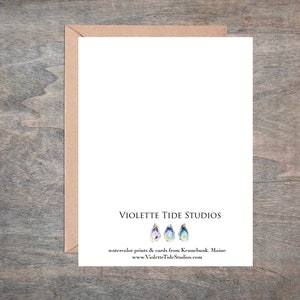 Set of 3 or 6 Blank Nautical Holiday Cards With Envelopes, Ocean Inspired Christmas Cards ...