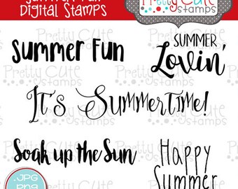 Digital Stamp Pearl Beach Bear Summer Fun Printable Digi Image - Etsy