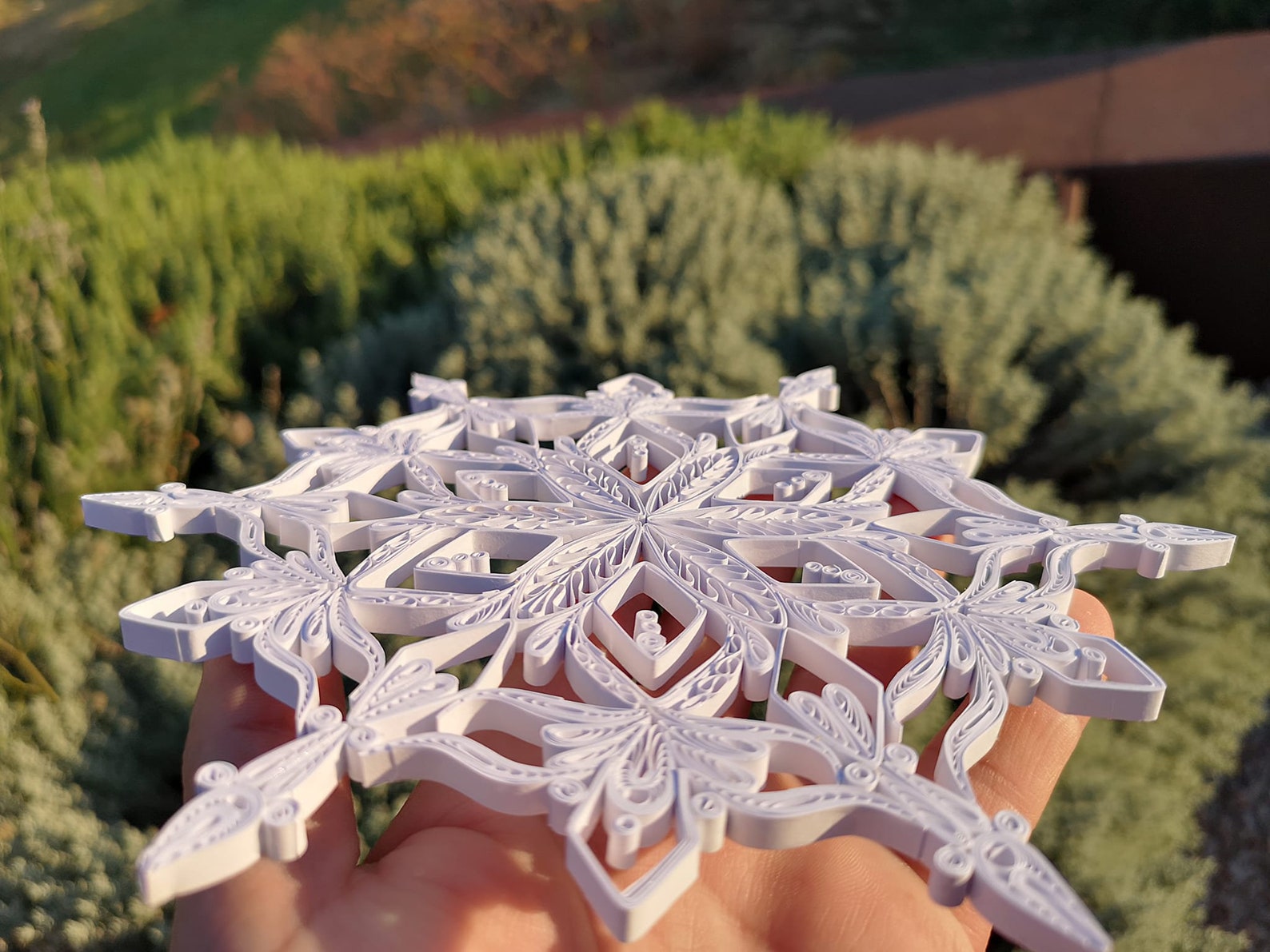 Quilled Christmas Star Ornament, Paper Christmas Star Decor, Quilling ...
