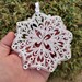 Snowflake Christmas Tree Decor Christmas Decoration Paper - Etsy