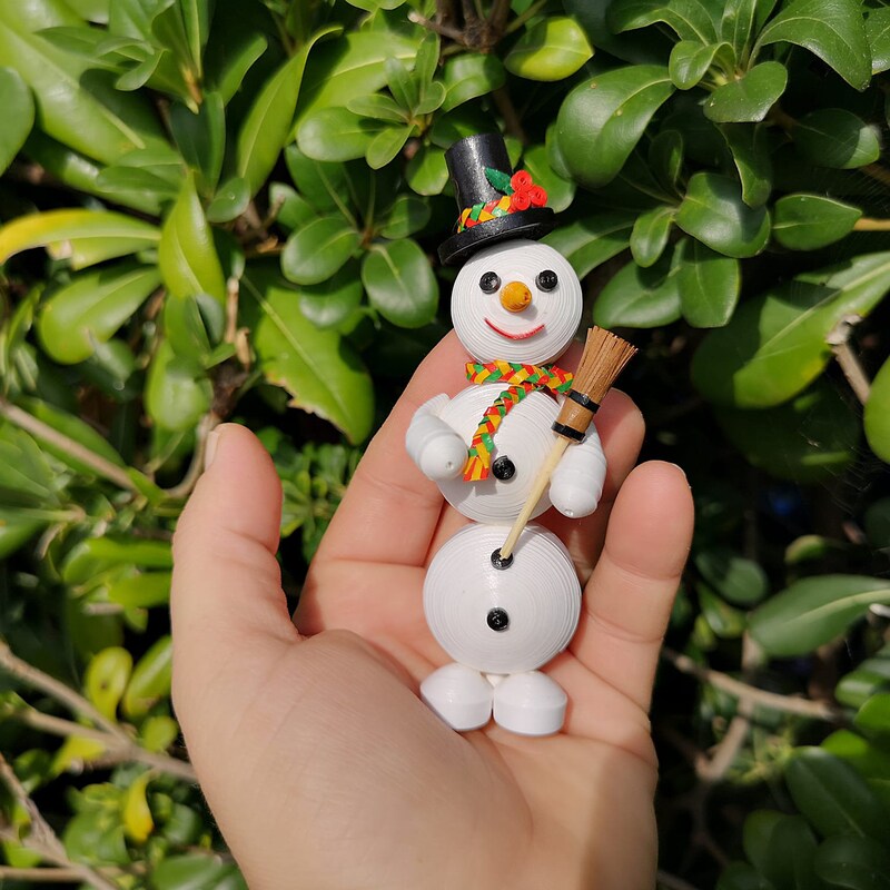 Paper Snowman - Etsy