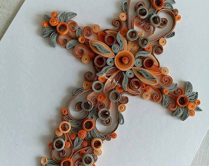Quilling Cross,handmade.quilling,quilling Art,paper Collage,holy Cross ...