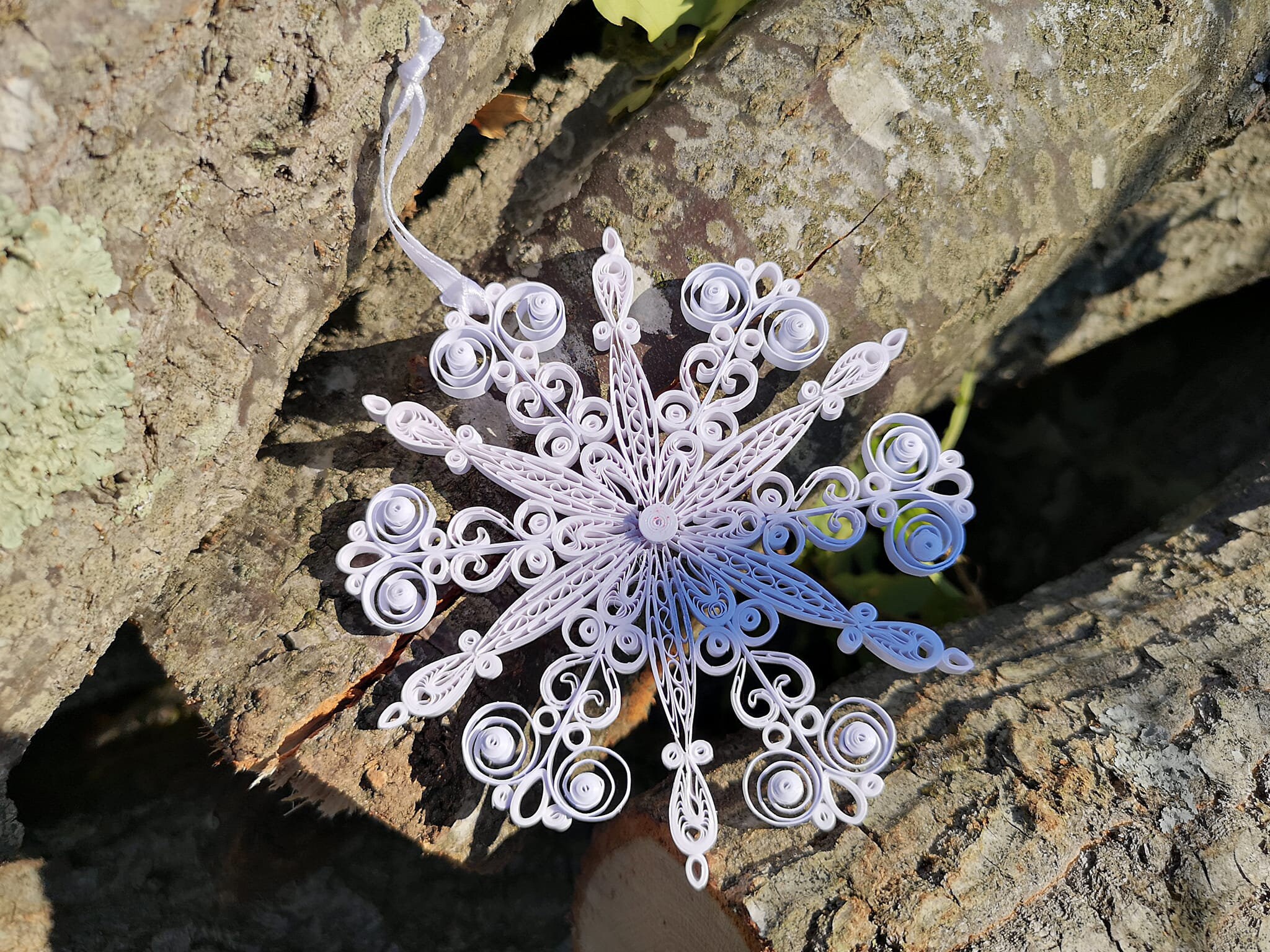Snowflake Christmas Tree Decor, Christmas Decoration, Paper Snowflake ...