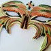 Quilling Paper Mask Wall Art Living Room Wall Decor Paper - Etsy