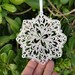 Snowflake Christmas Tree Decor Christmas Decoration Paper - Etsy