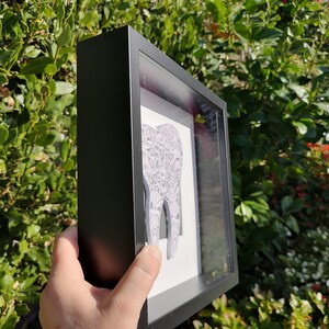 Quilled Tooth Mandala Wall Art, Framed Dental Anatomy Decor, Office ...