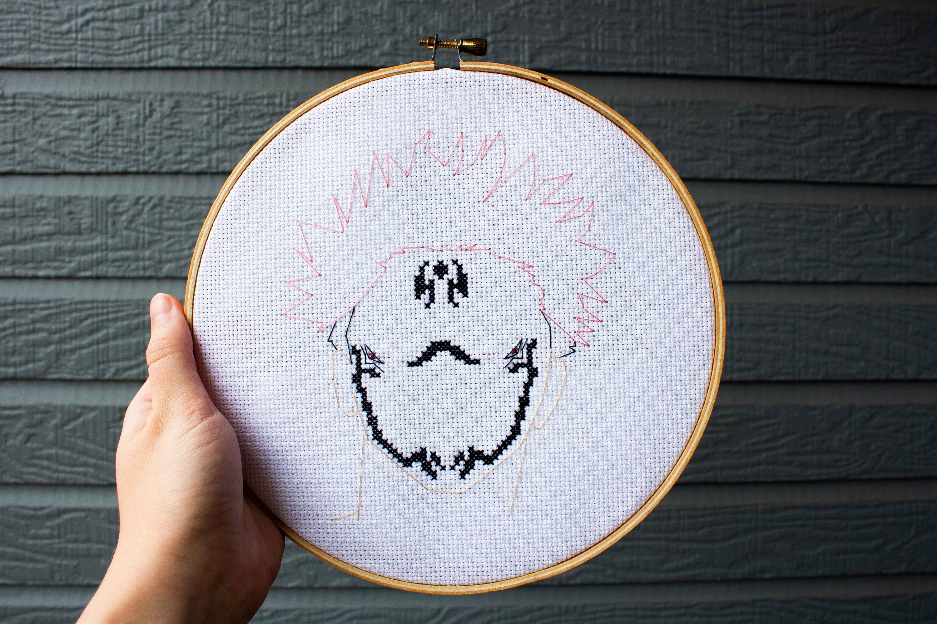 PDF Pattern Sukuna Jujutsu Kaisen Cross Stitch Pattern | Etsy