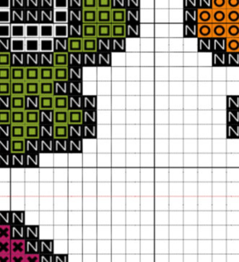 PDF Pattern Splatoon Squids Cross Stitch | Etsy