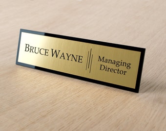 Custom desk sign | Etsy