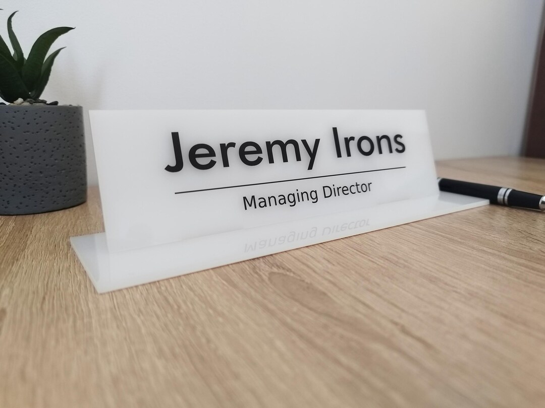 Desk Name Plate, Personalized Desk Sign, Plaque, Office Sign, Gift for ...