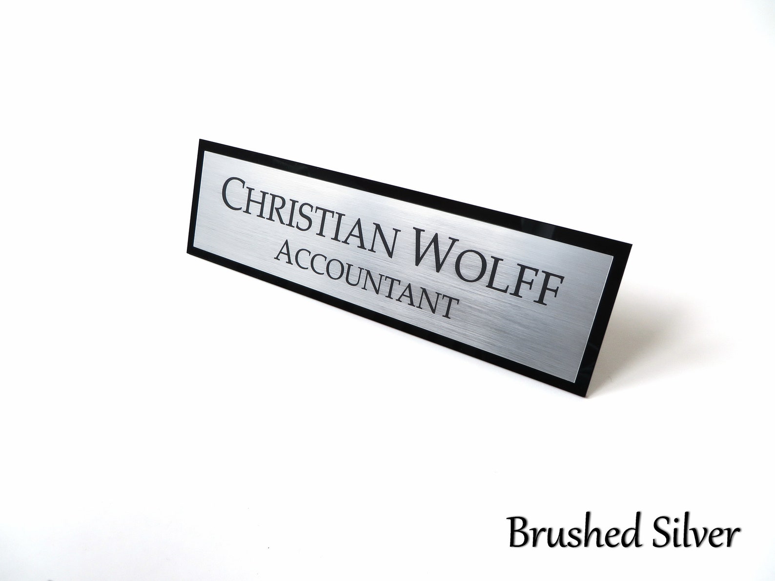Personalised Desk Name Plate Custom Engraved Desk Sign - Etsy