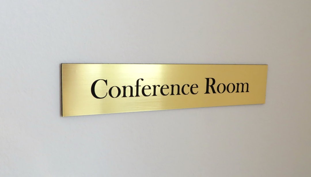 10" X 2" Custom Engraved Wall Name Plate, Office Sign, Personalised ...